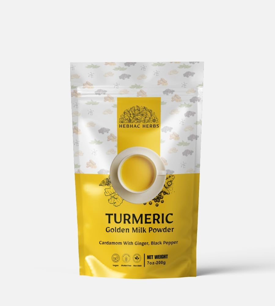 Hebhac Herbals turmeric golden milk powder