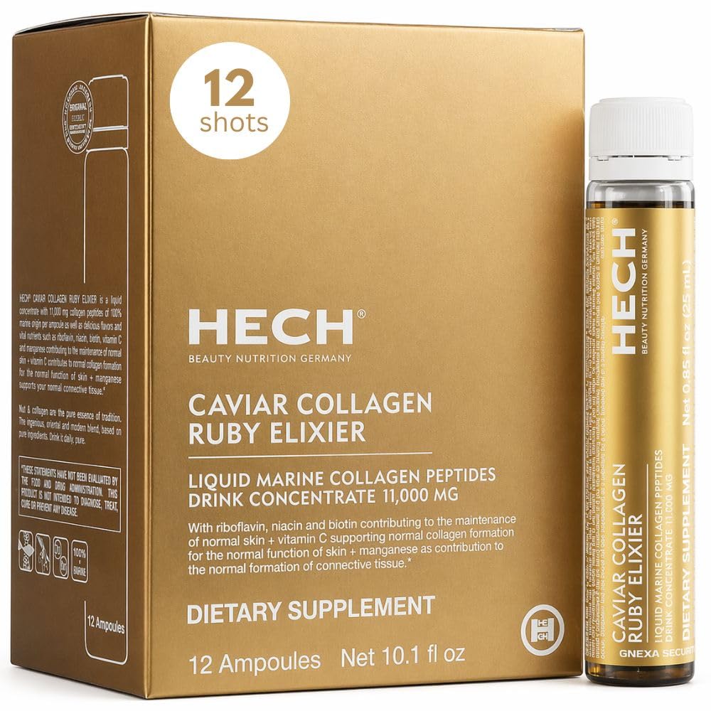 HECH Ruby Caviar marine collagen shots