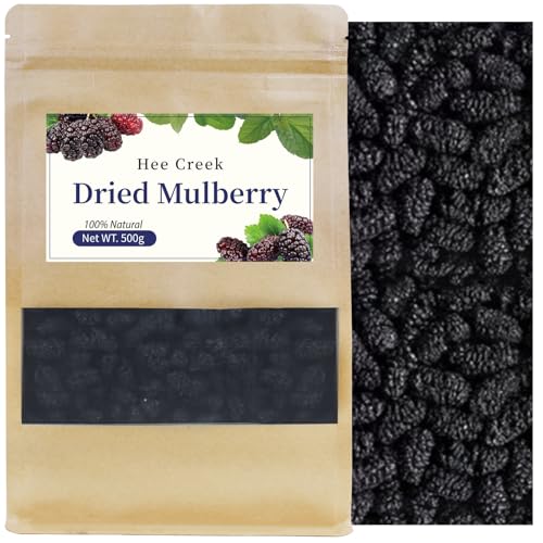 Hee Creek dried black mulberries snack