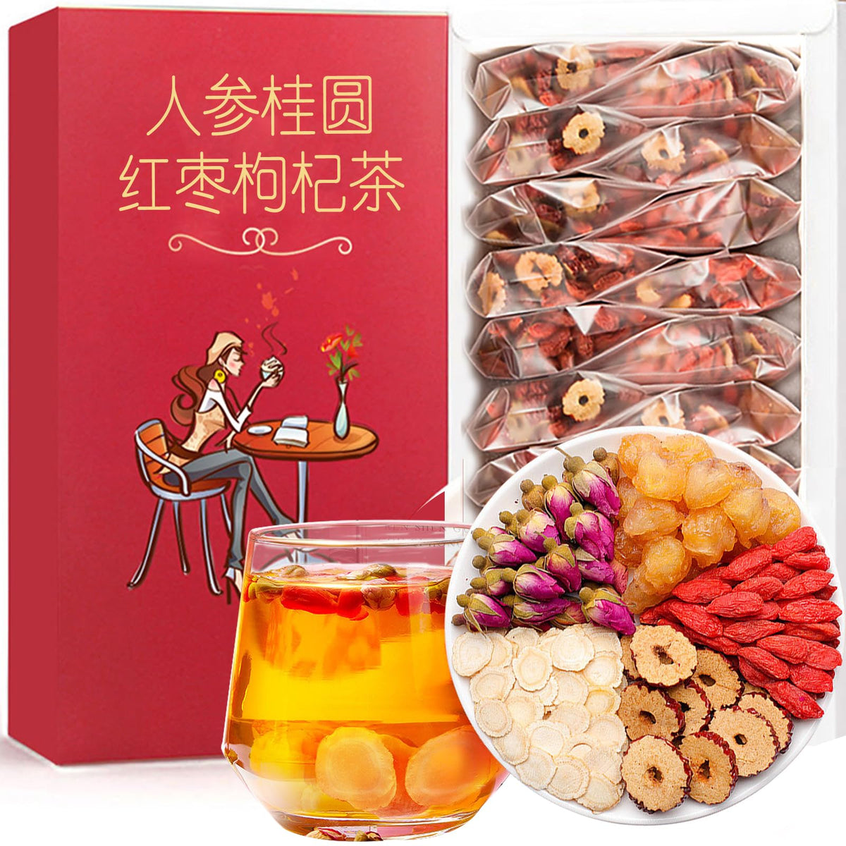 Hee Creek ginseng longan tea benefits