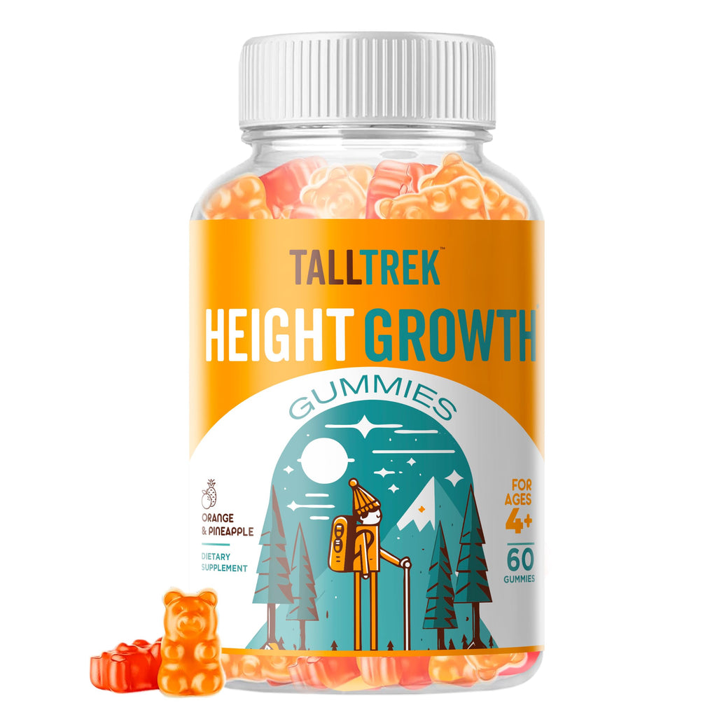 Height growth supplement gummies for kids