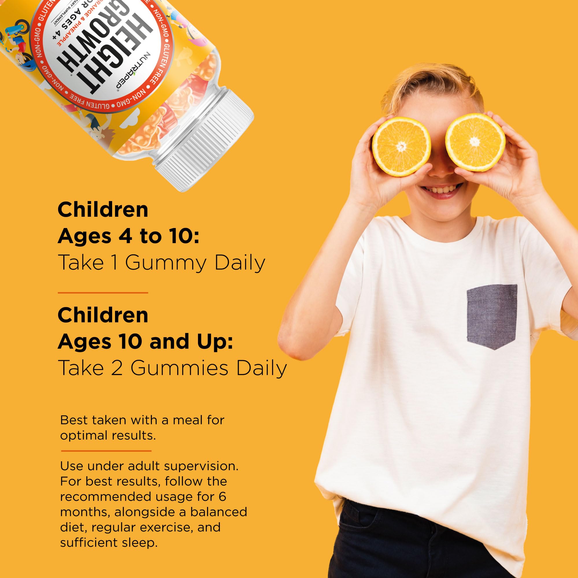 height growth support for active teens
