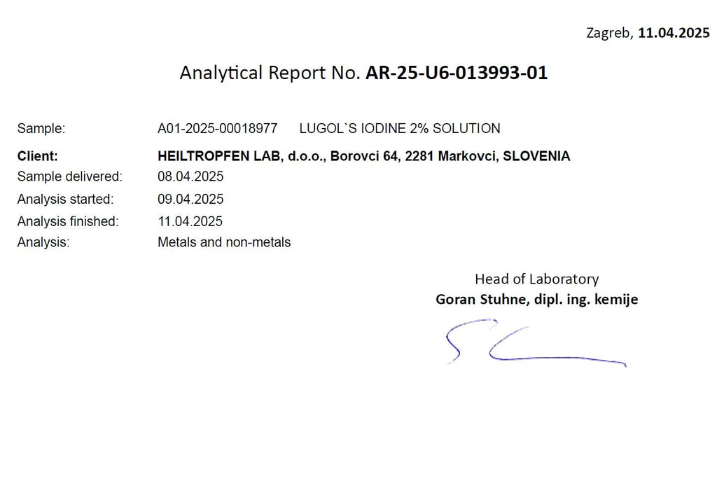Heiltropfen iodine solution benefits