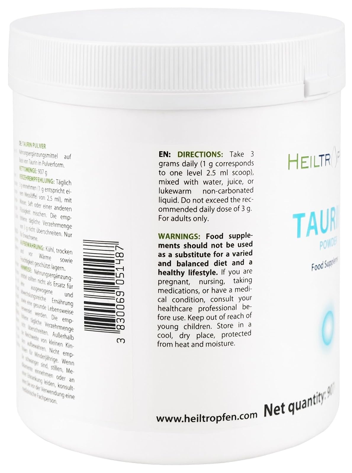 Heiltropfen taurine for muscle recovery