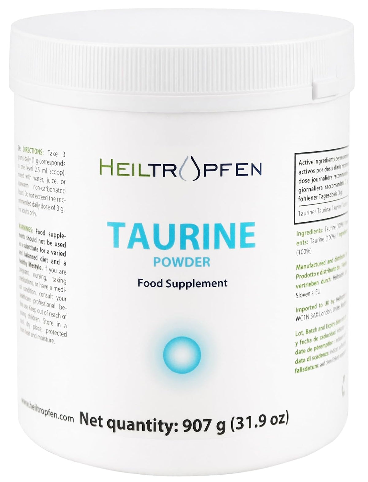 Heiltropfen taurine powder unflavored