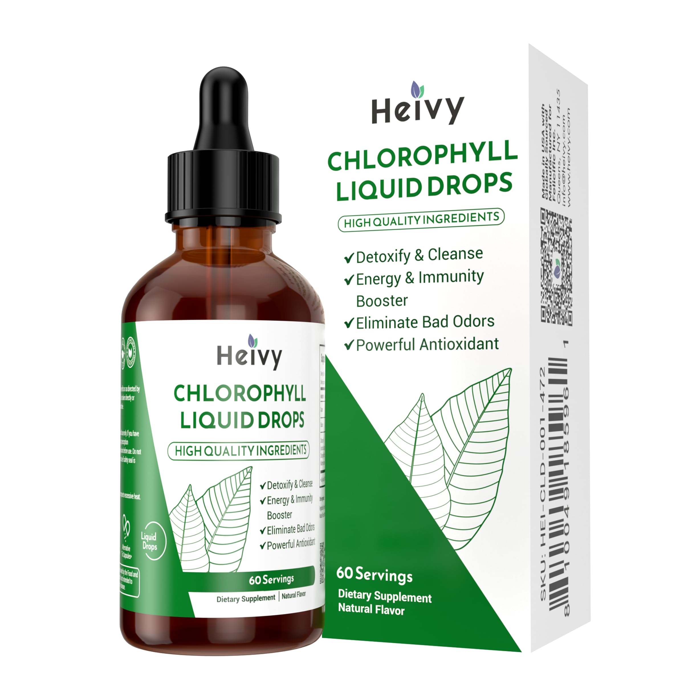 Heivy chlorophyll drops for detox