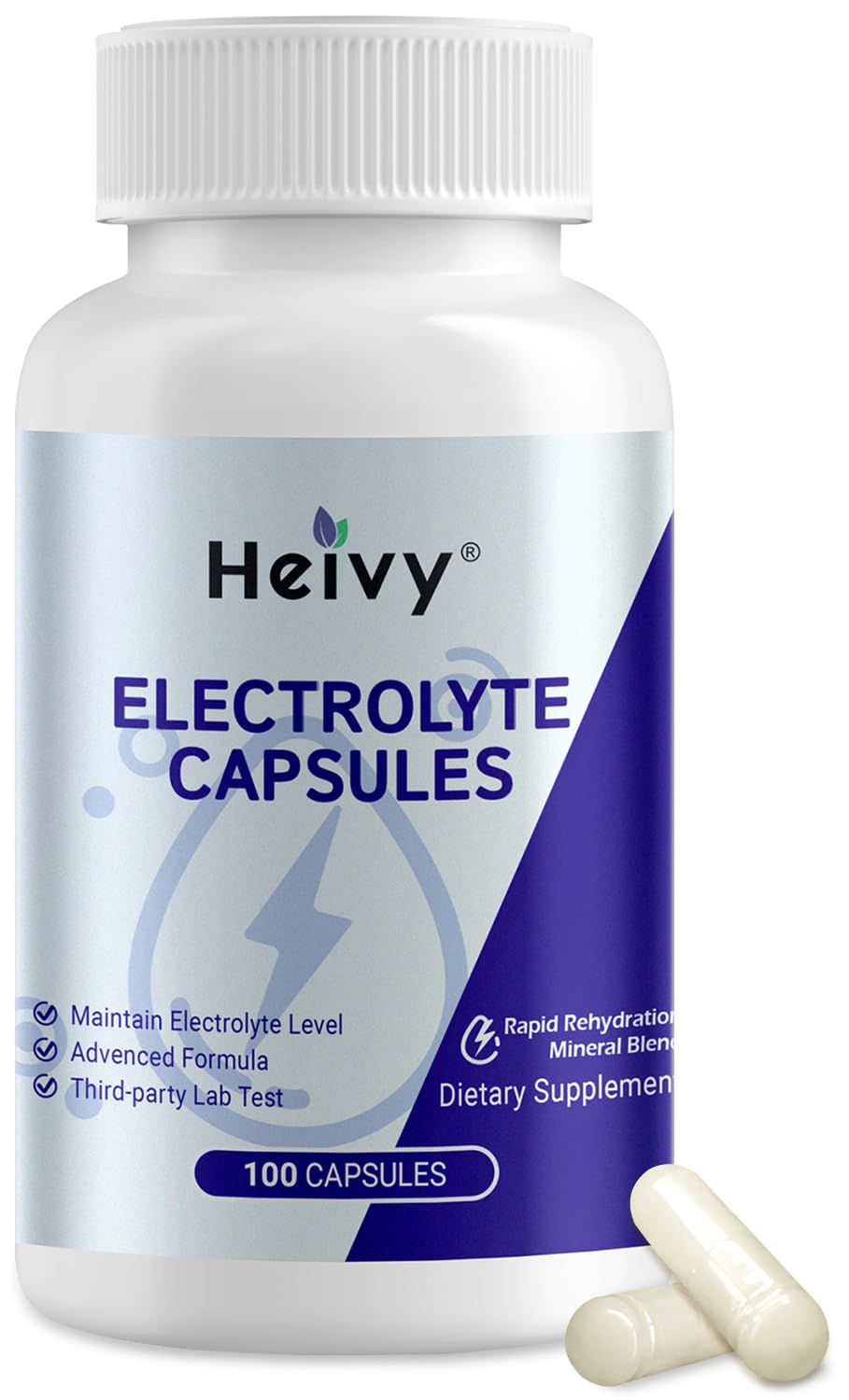 Heivy electrolyte capsules for hydration