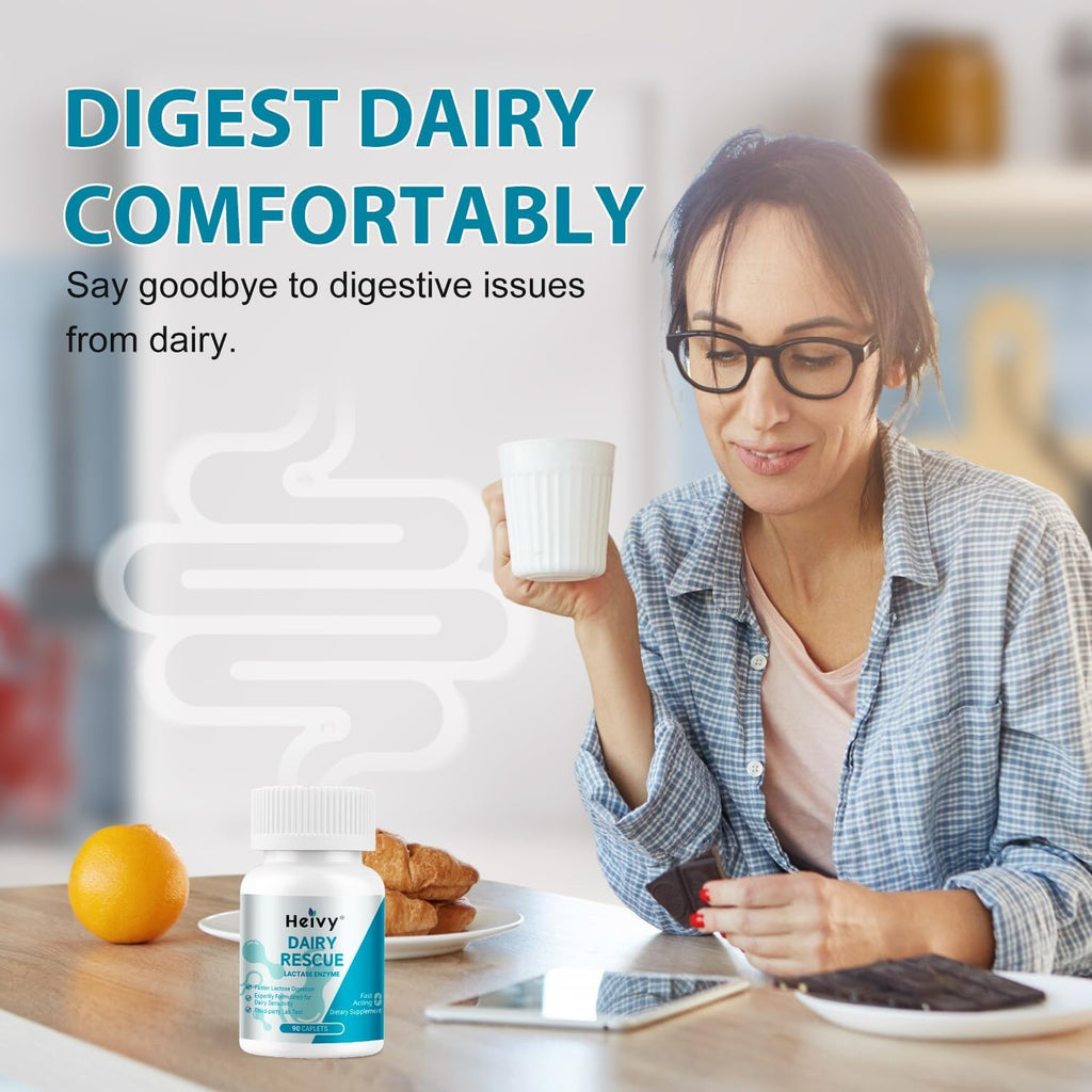 Heivy lactase for dairy enjoyment