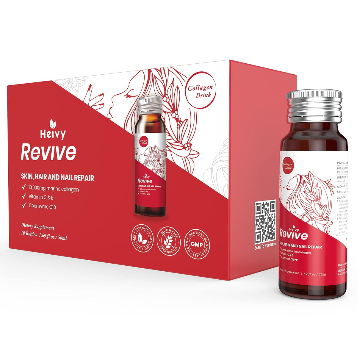 Heivy liquid collagen drink benefits