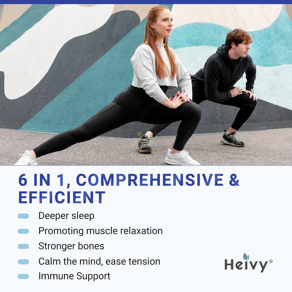 Heivy magnesium glycinate for muscle recovery