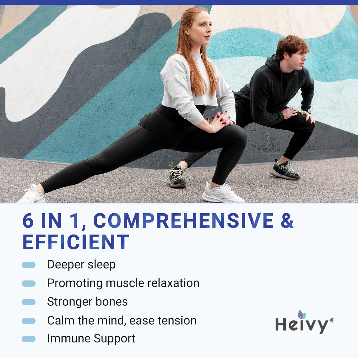 Heivy magnesium glycinate for muscle recovery