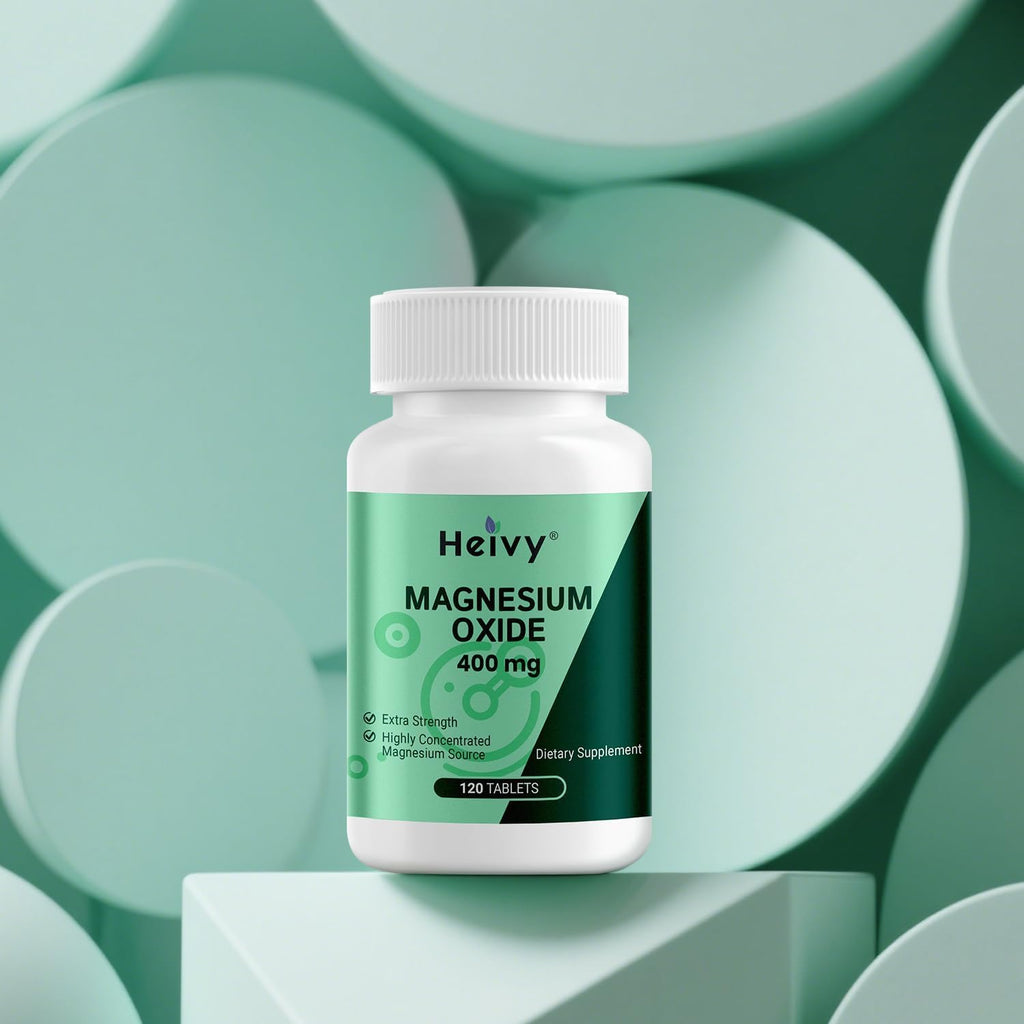 Heivy magnesium oxide for stress relief