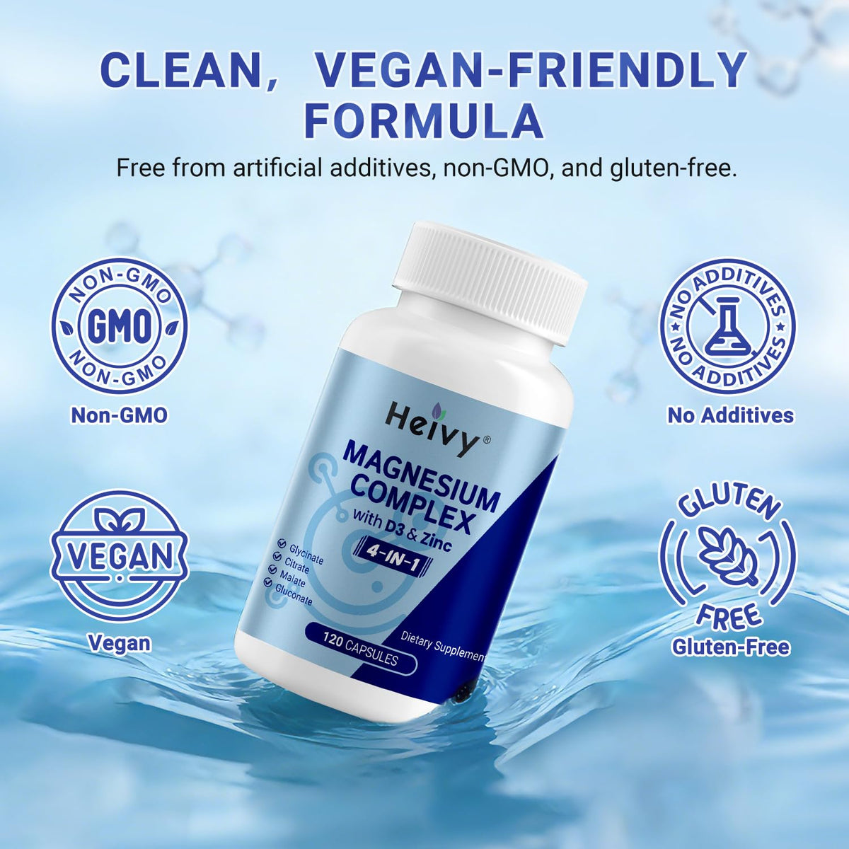 Heivy magnesium supplement for better sleep