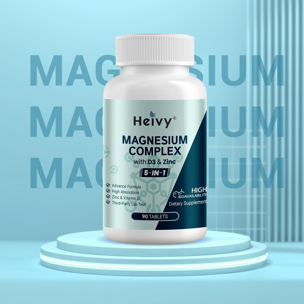 Heivy magnesium tablets for overall health