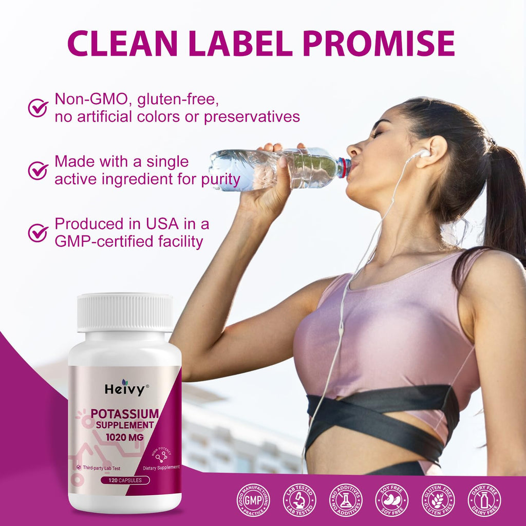 Heivy potassium supports heart function