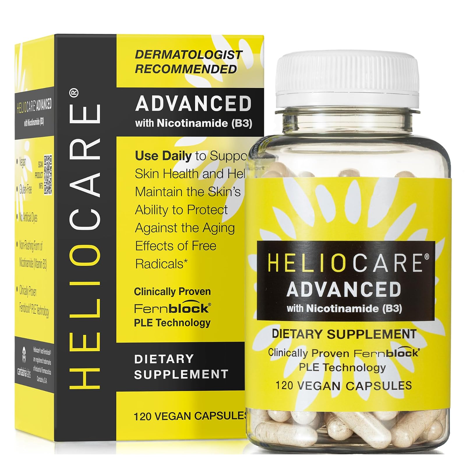 Heliocare nicotinamide antioxidant capsules