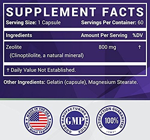 Helivin Zeolite capsules for wellness