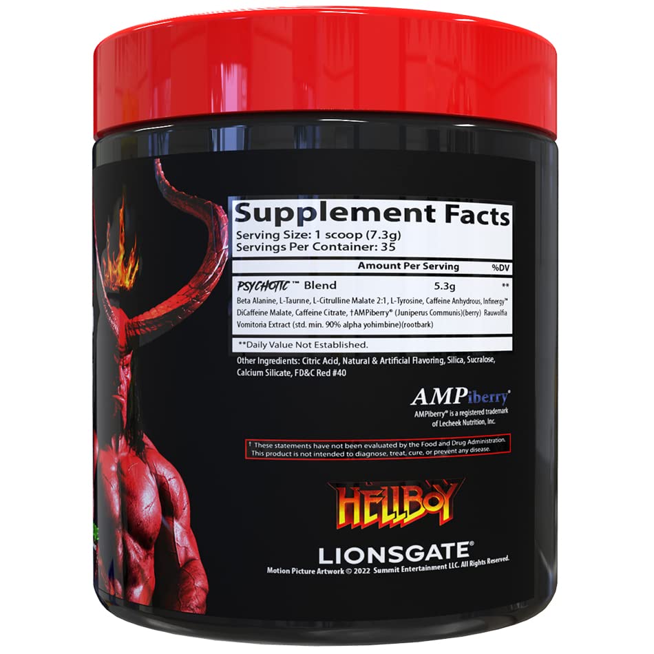 Hellboy Edition pre-workout powder