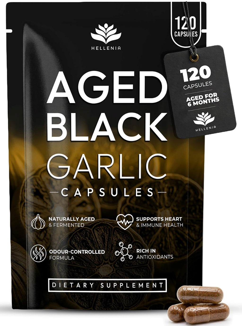 Hellenia garlic supplement for wellness