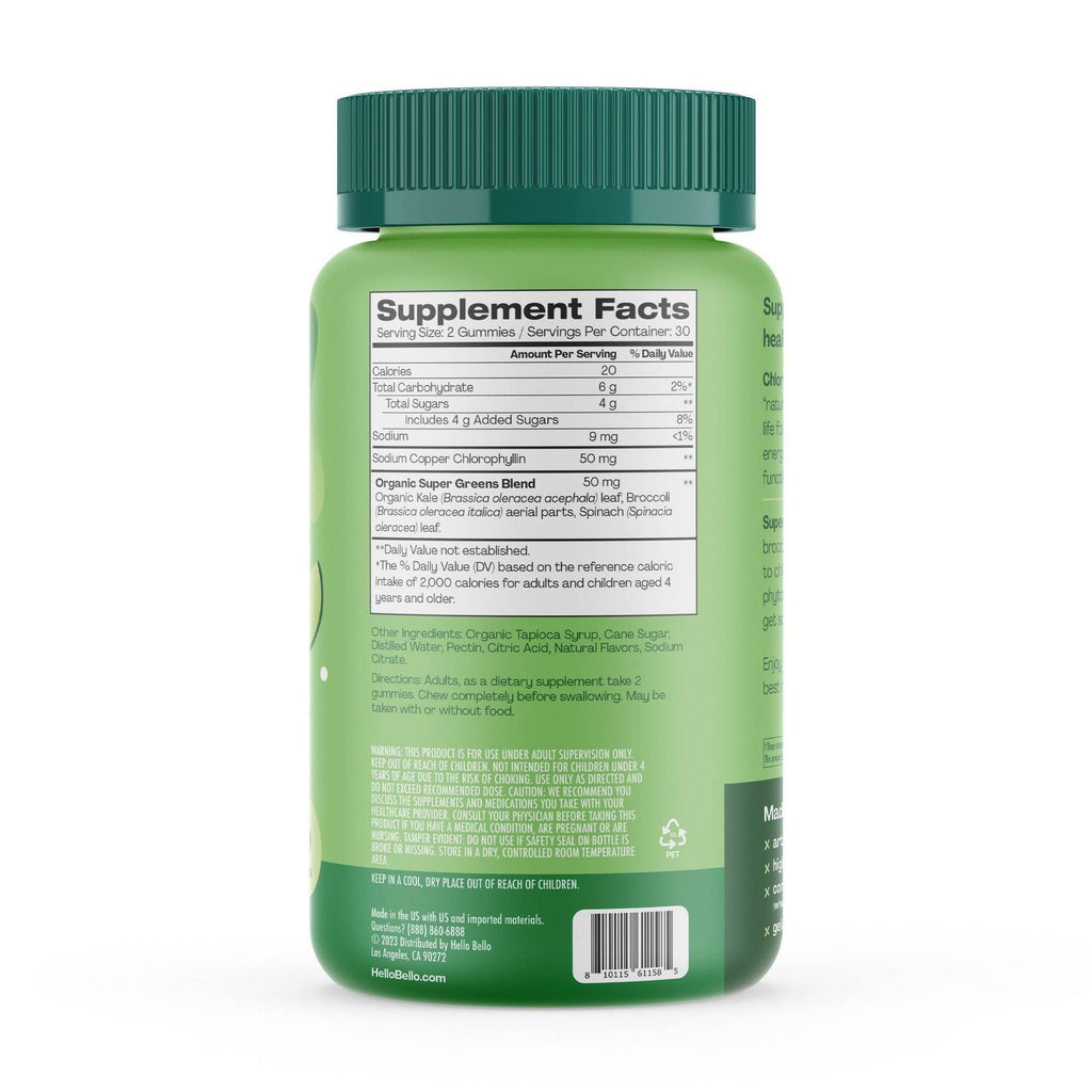 Hello Bello chlorophyll for immune support