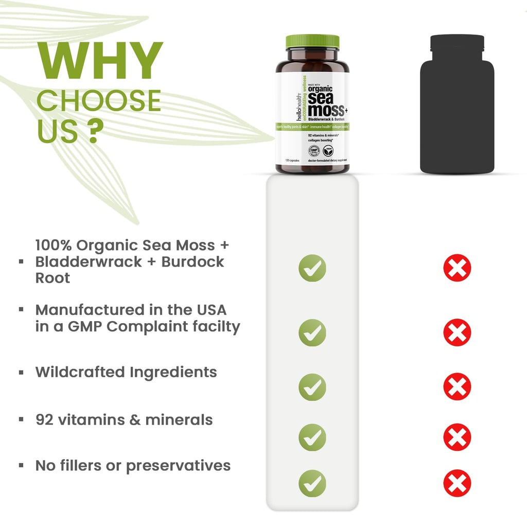 HELLO HEALTH sea moss supplement