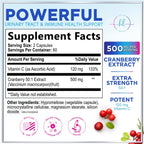 Hello Lovely! cranberry supplement capsules