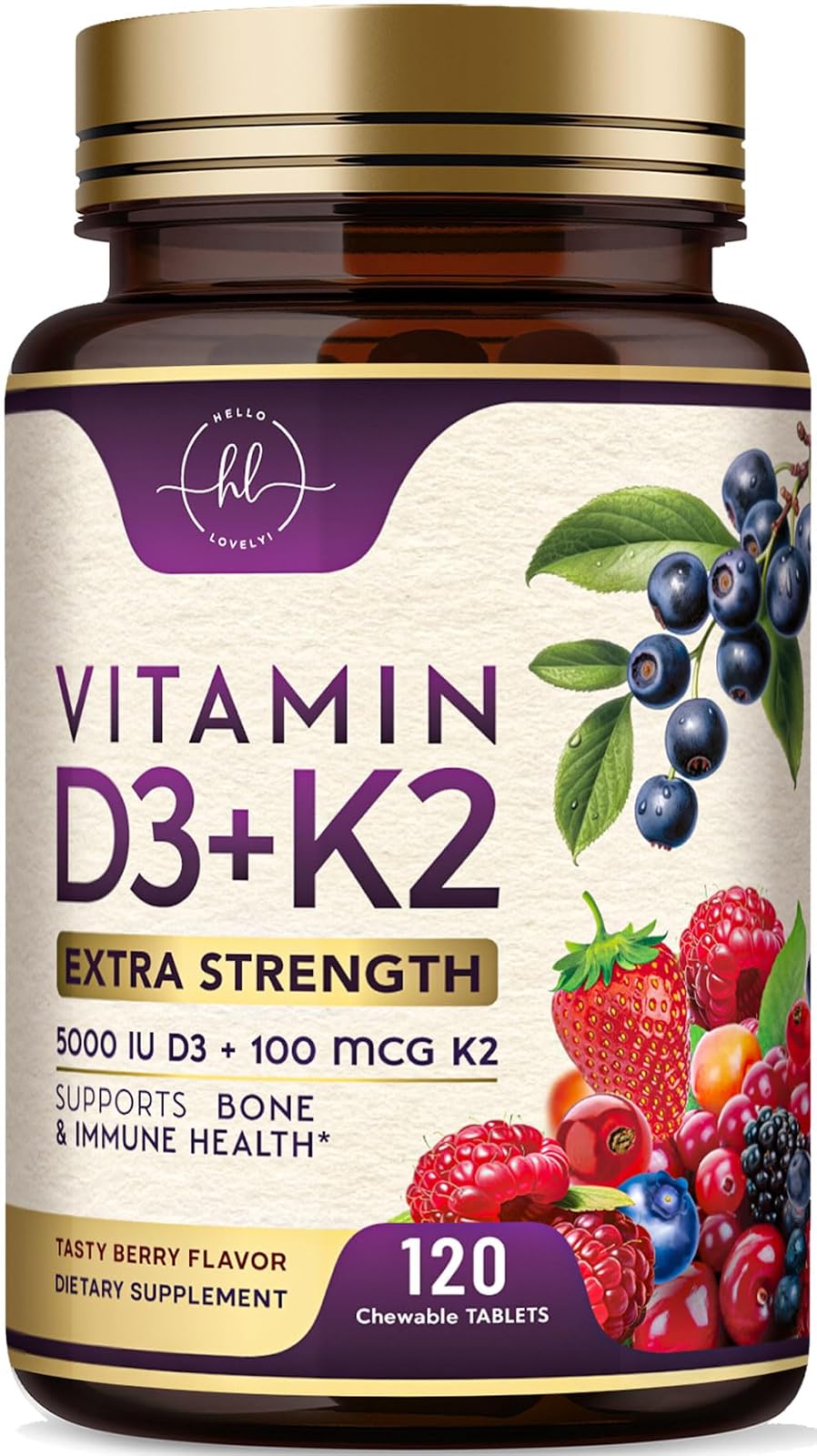 Hello Lovely Vitamin D3 K2 benefits