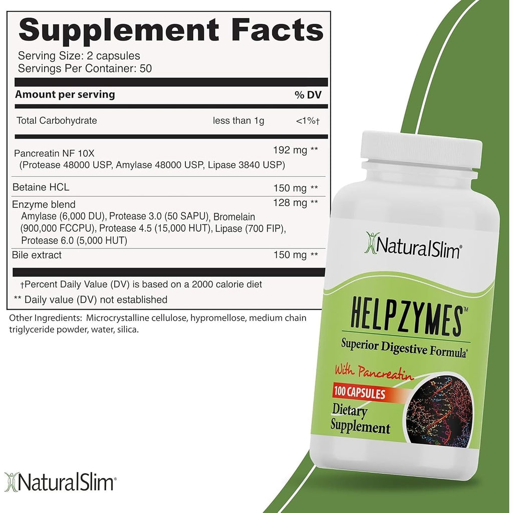 helpzymes digestive enzymes for better digestion