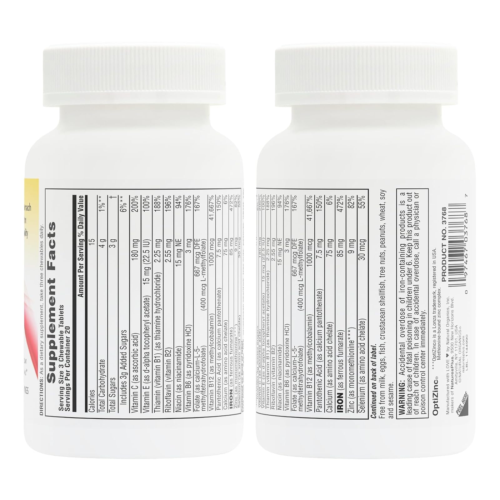 Hema-Plex iron chewables for energy