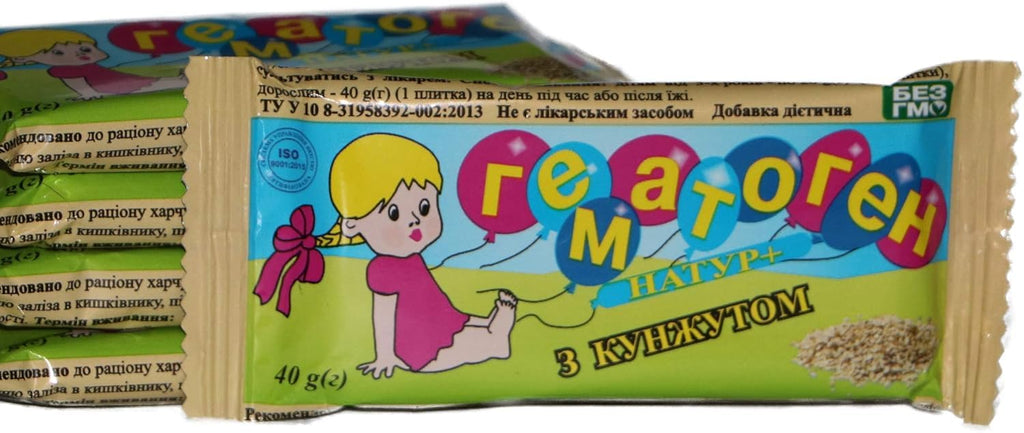 Hematogen iron-enriched snack pack