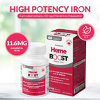 Heme iron bisglycinate tablets 180 count