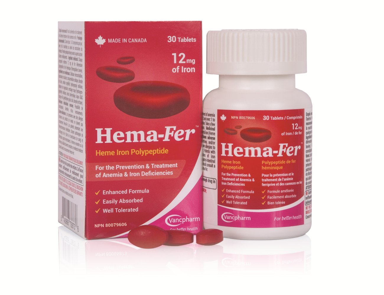 HEME Iron Polypeptide for energy