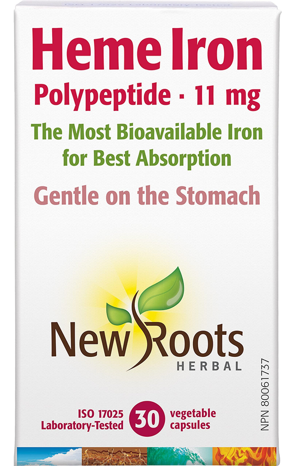 Heme iron supplement for energy