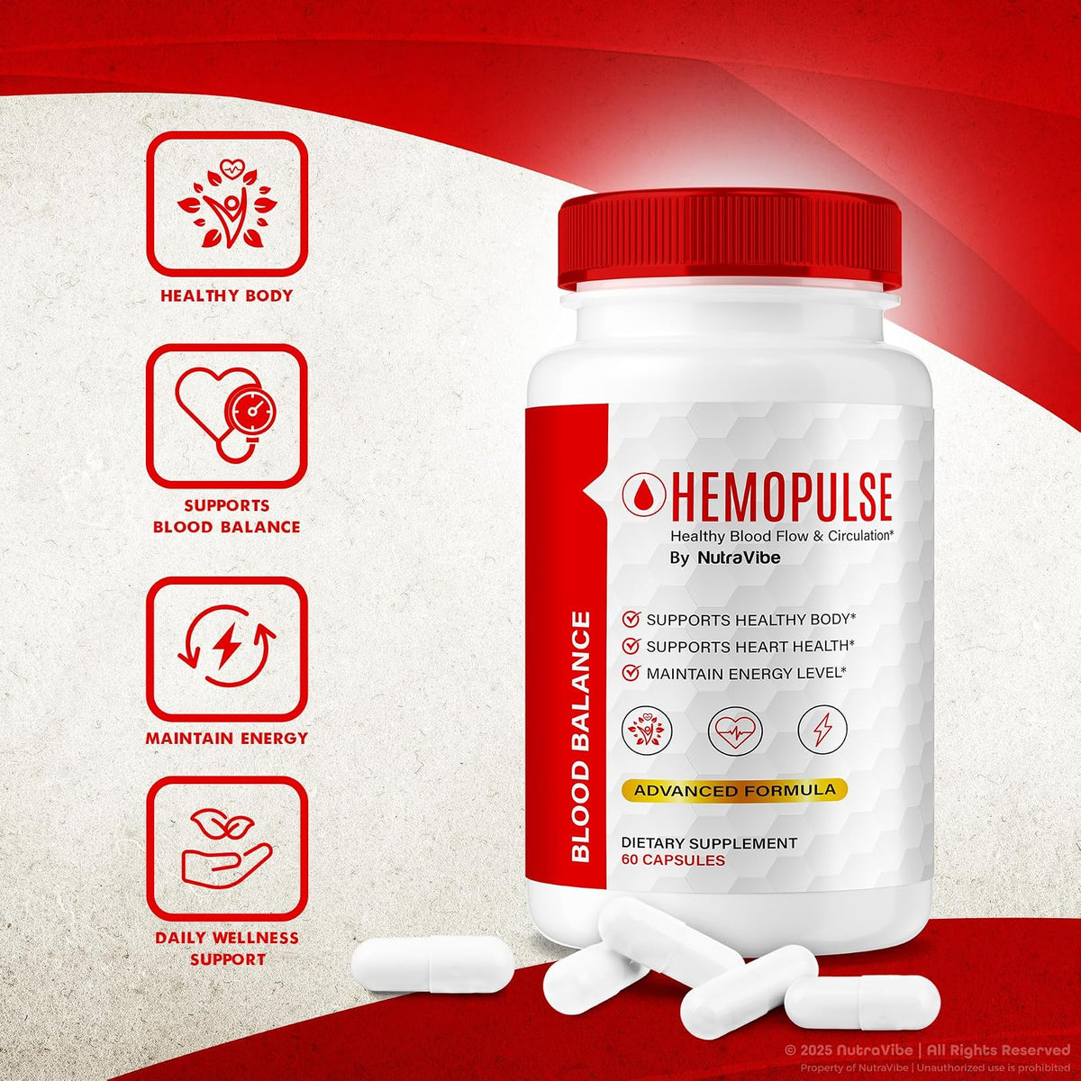 HemoPulse capsules for nutritional balance