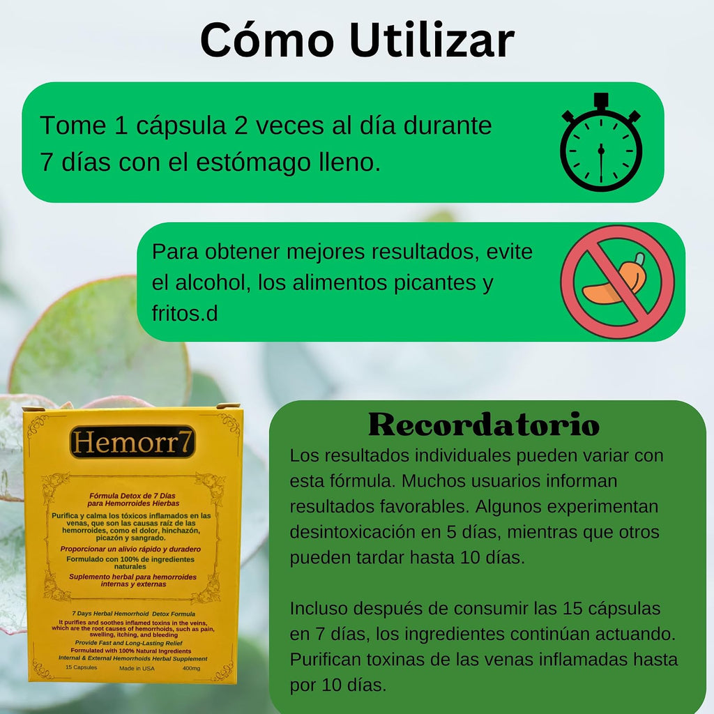 Hemorr7 support for healthy circulation