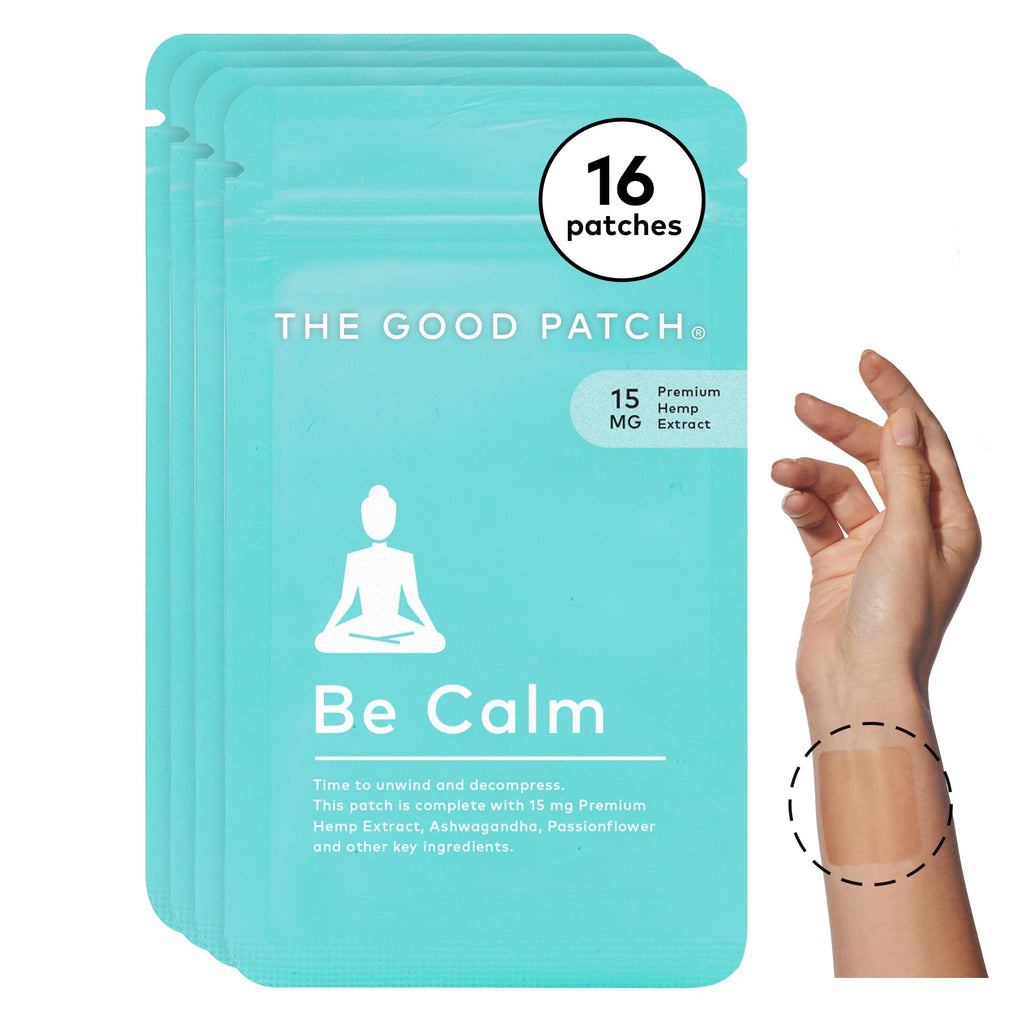 hemp extract calming patches for evenings