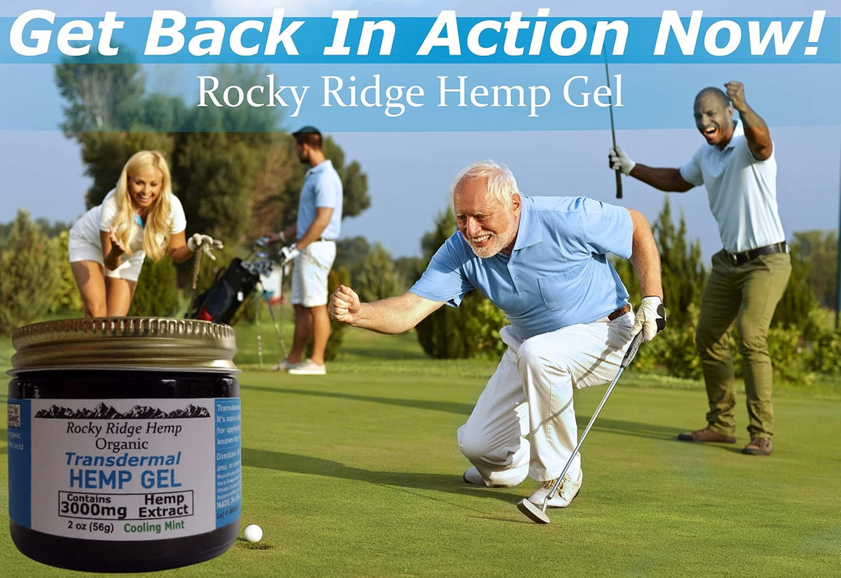 Hemp gel for post-workout recovery