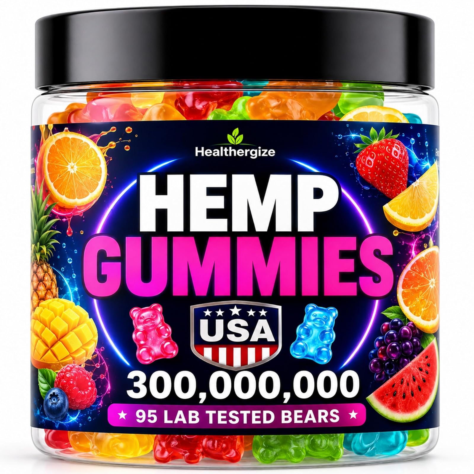 Hemp gummies for adults fruit flavour