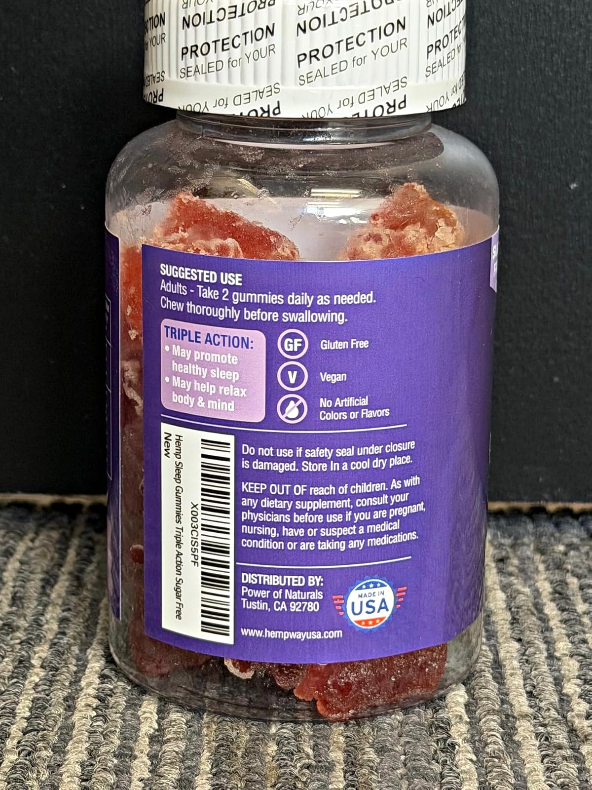 Hemp gummies for better sleep quality