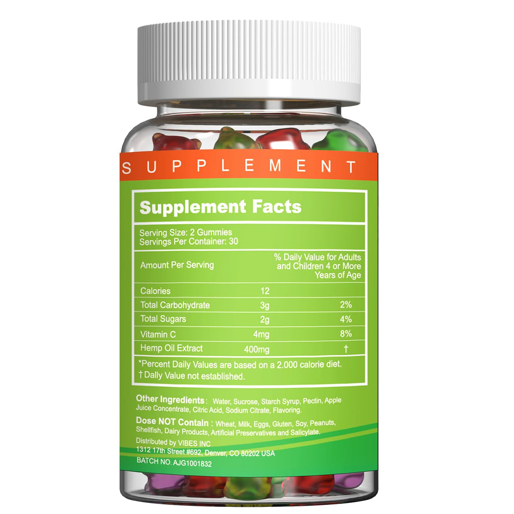 Hemp gummies for stress relief and balance