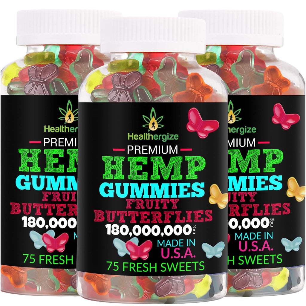 hemp gummies fruity butterflies multivitamins
