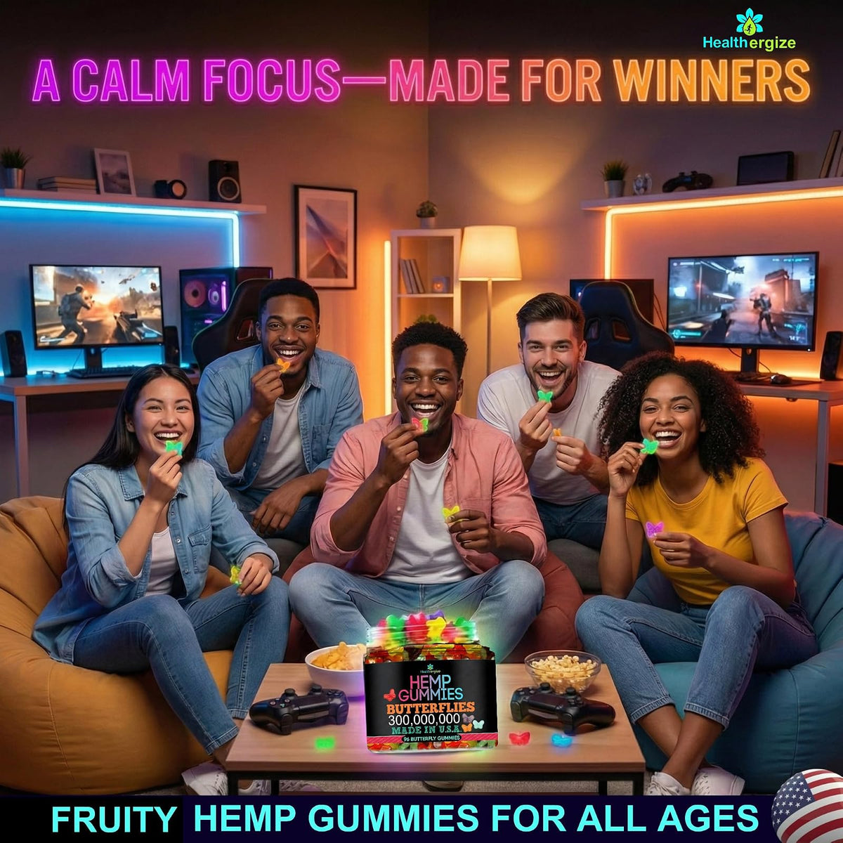 Hemp-infused gummies for sleep health