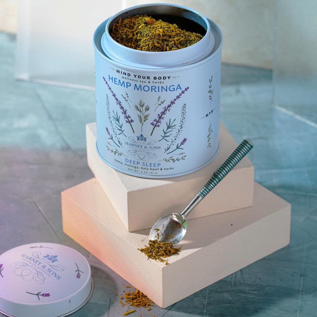 Hemp moringa herbal detox tea