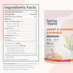 Hemp & Mushroom gummies for stress relief