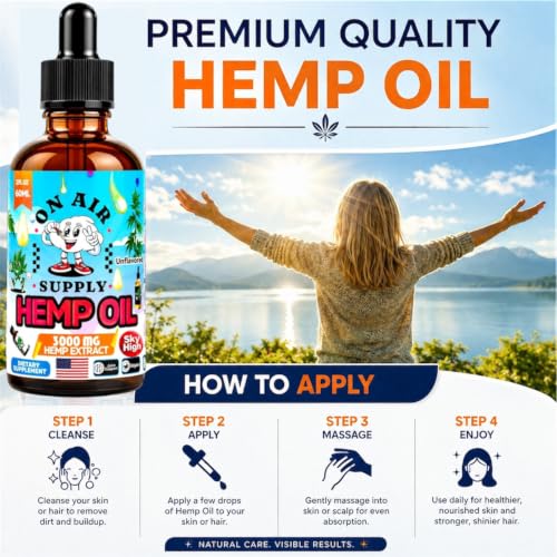 Hemp Oil 3000 mg boosts immune system