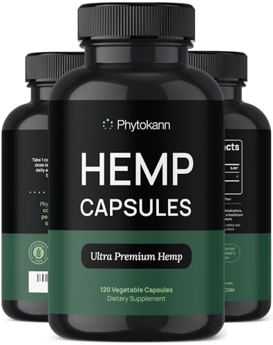 Hemp oil capsules for wellness