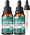 Hemp oil drops for wellness
