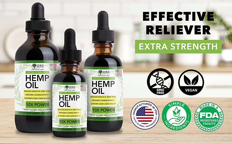 hemp oil for balanced nutrition