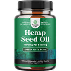 Hemp seed oil capsules for wellness