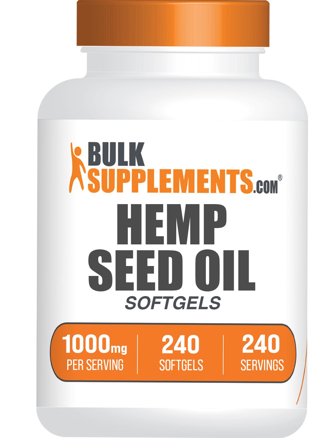 Hemp seed oil softgels for wellness